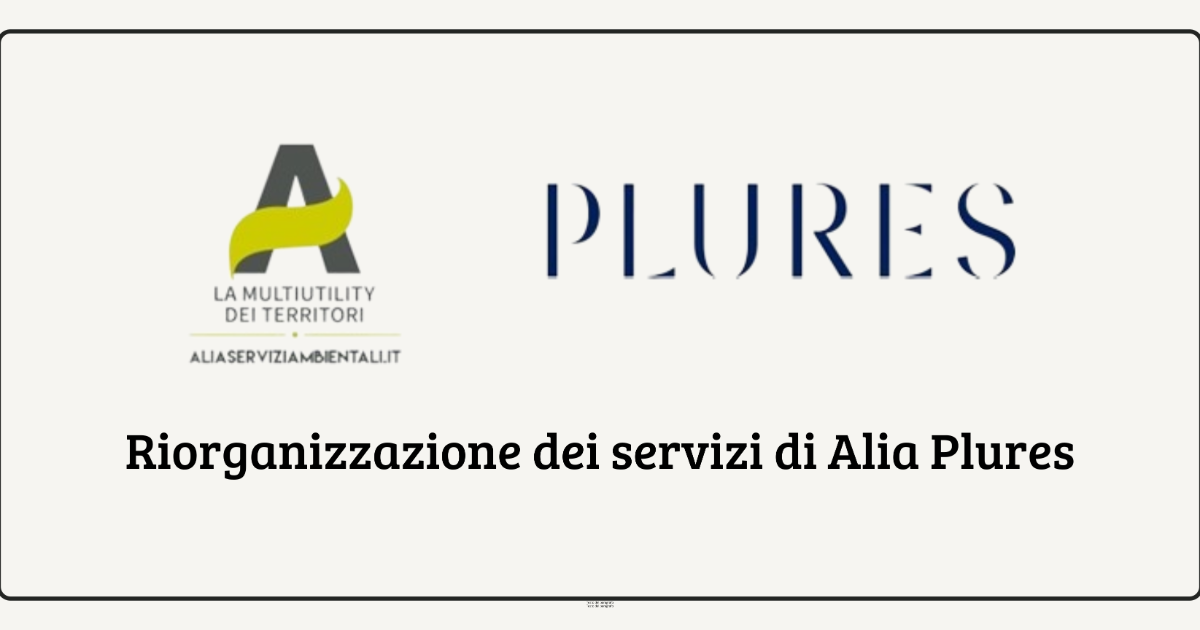 Comune di Montale - Riorganizzazione dei servizi di Alia Plures da ...